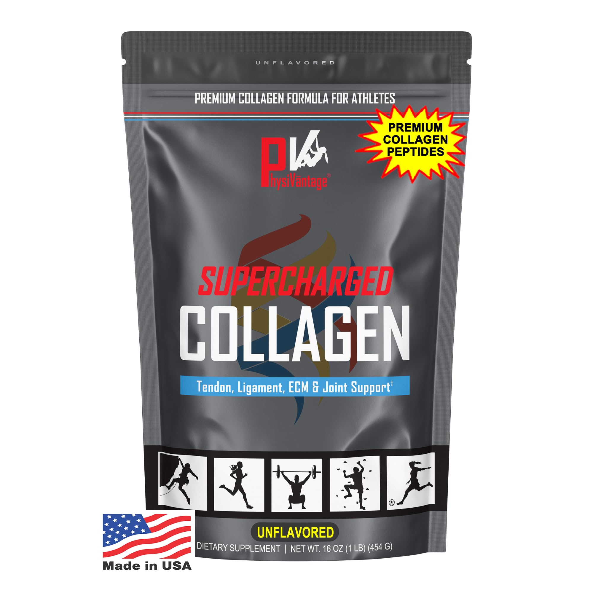 Buy PhysiVantageSupercharged Collagen Peptides Powder - Hydrolyzed ...