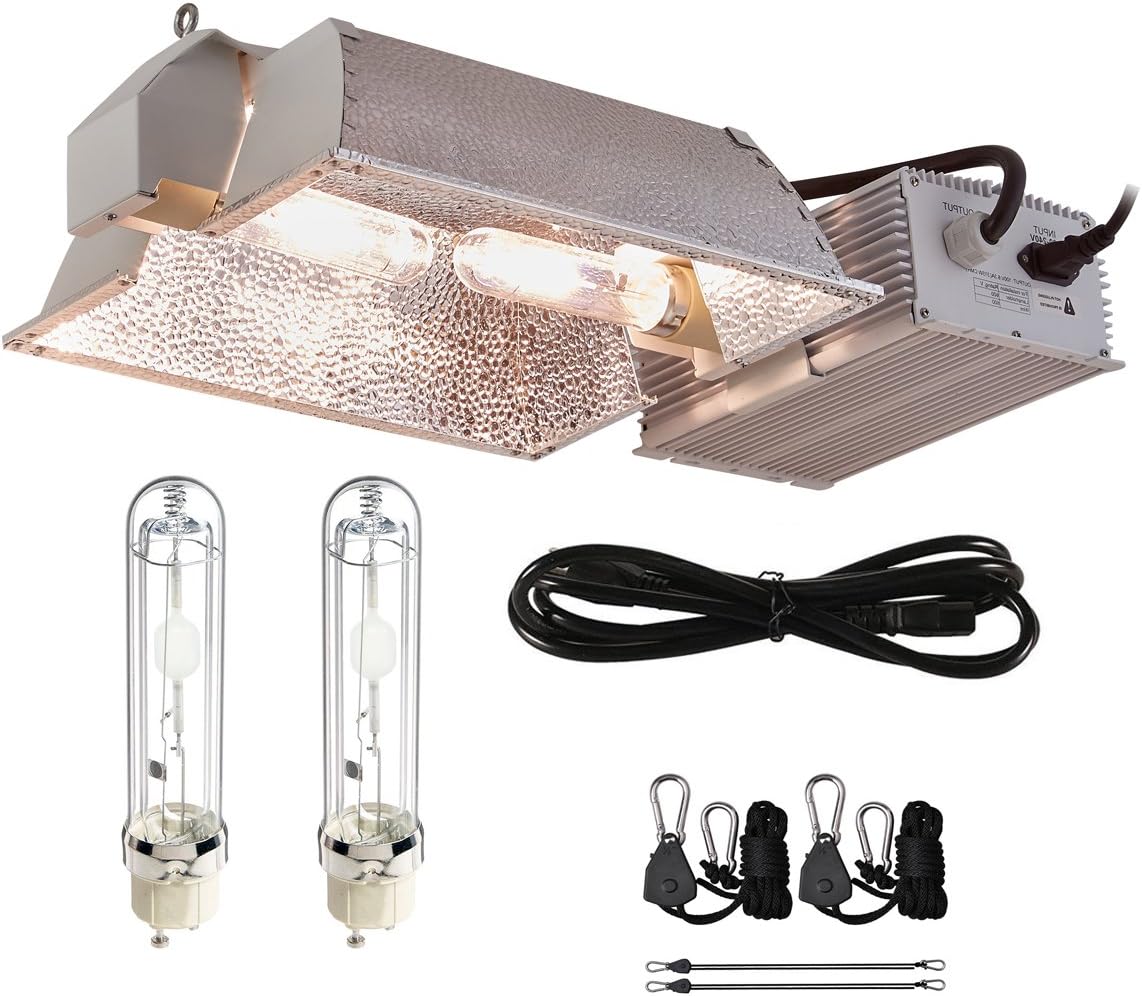 Amazon.com : TopoGrow 630W CMH CDM Grow Light Kit W/3100K Bulb& 120V-240V Ballast 120V Plug Full ...