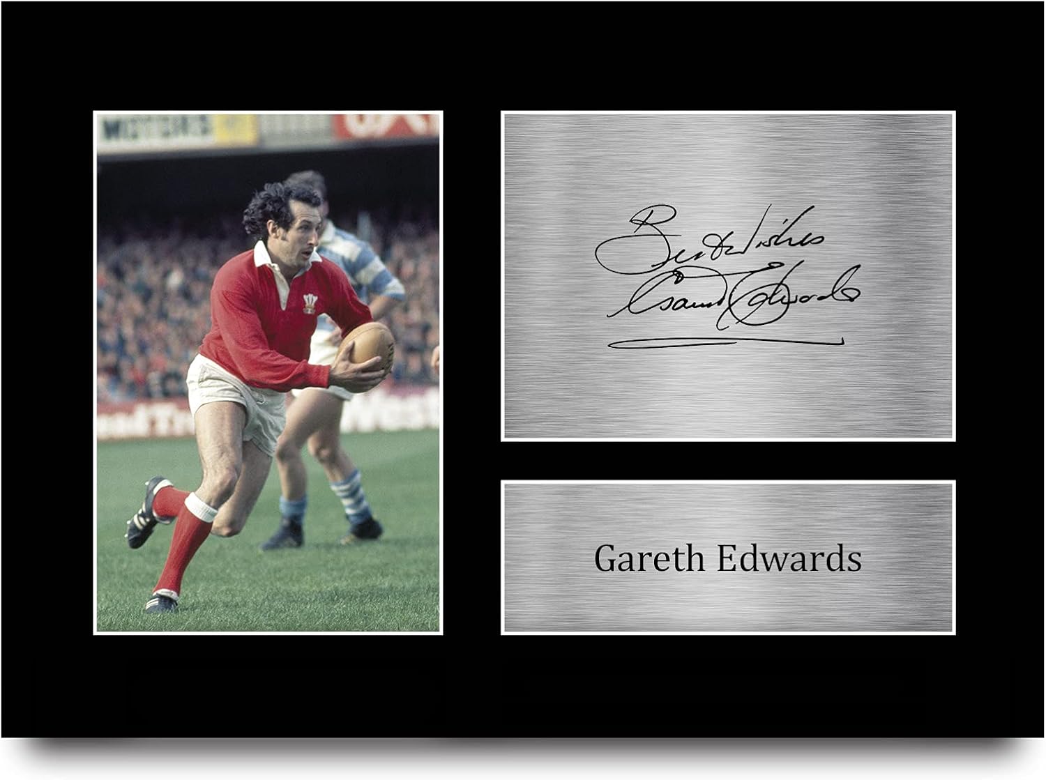 HWC Trading A4 Gareth Edwards Wales Gifts Printed Signed Autograph ...