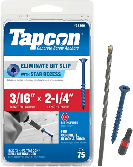 The Ultimate Guide To Tapcon Concrete Screw Anchors | ShunTool