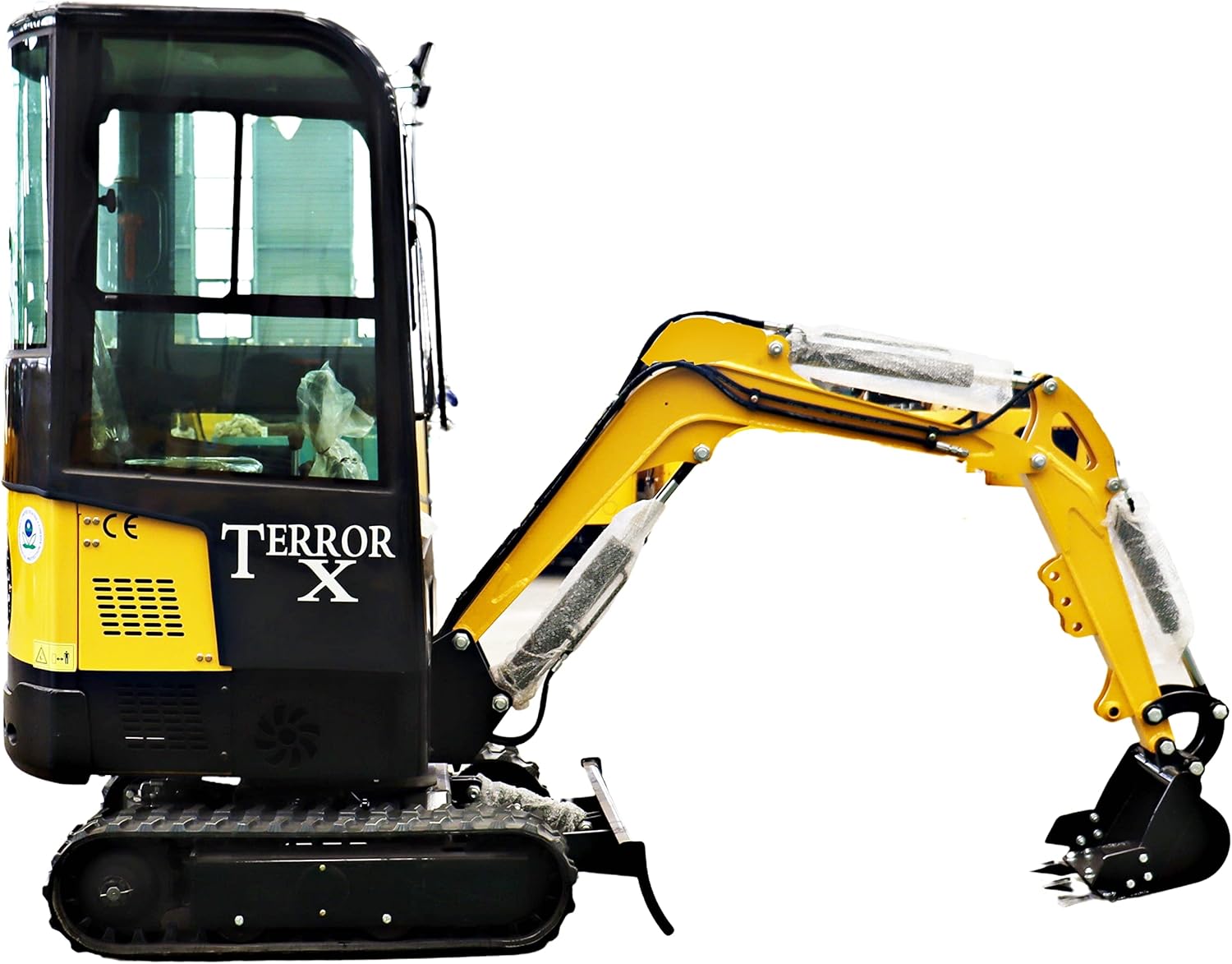 Amazon.com : TYPHON Terror X Mini Excavator – 2,500lb Trench Digger ...