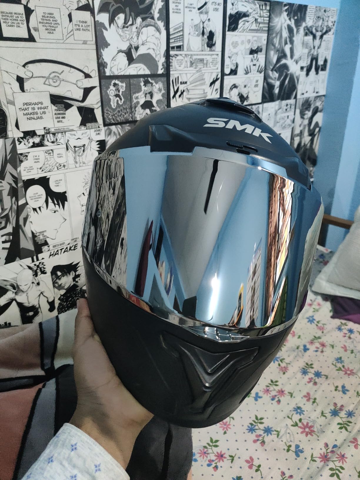 0TO6 SMK Helmets- Typhoon Helmet Visor, Color- Mirror/Mercury, Ecru ...