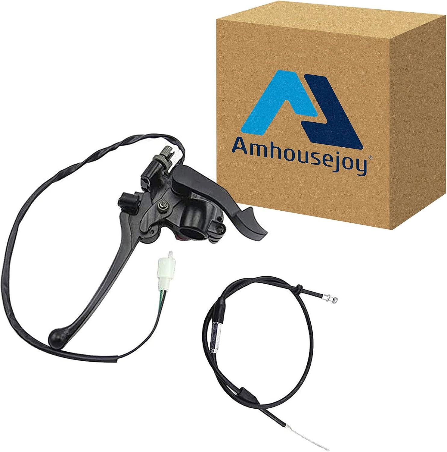Amazon.com: Amhousejoy Thumb Throttle Accelerator Brake Lever with ...