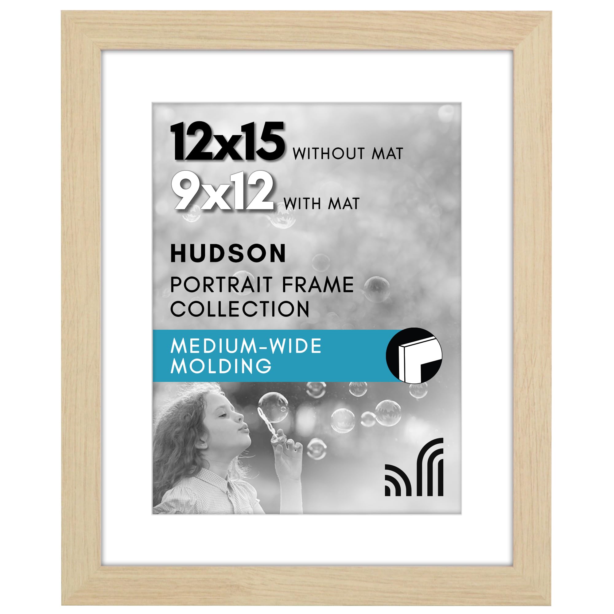 Amazon.com - Americanflat 12x15 Picture Frame with Shatter-Resistant ...