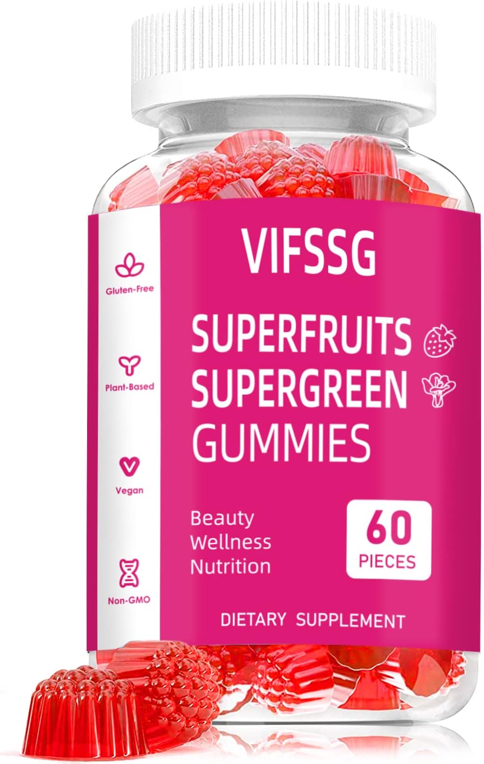 Amazon.com : Holistic Choice Fruits & Veggies Gummies | 1 Fruit & 1 ...