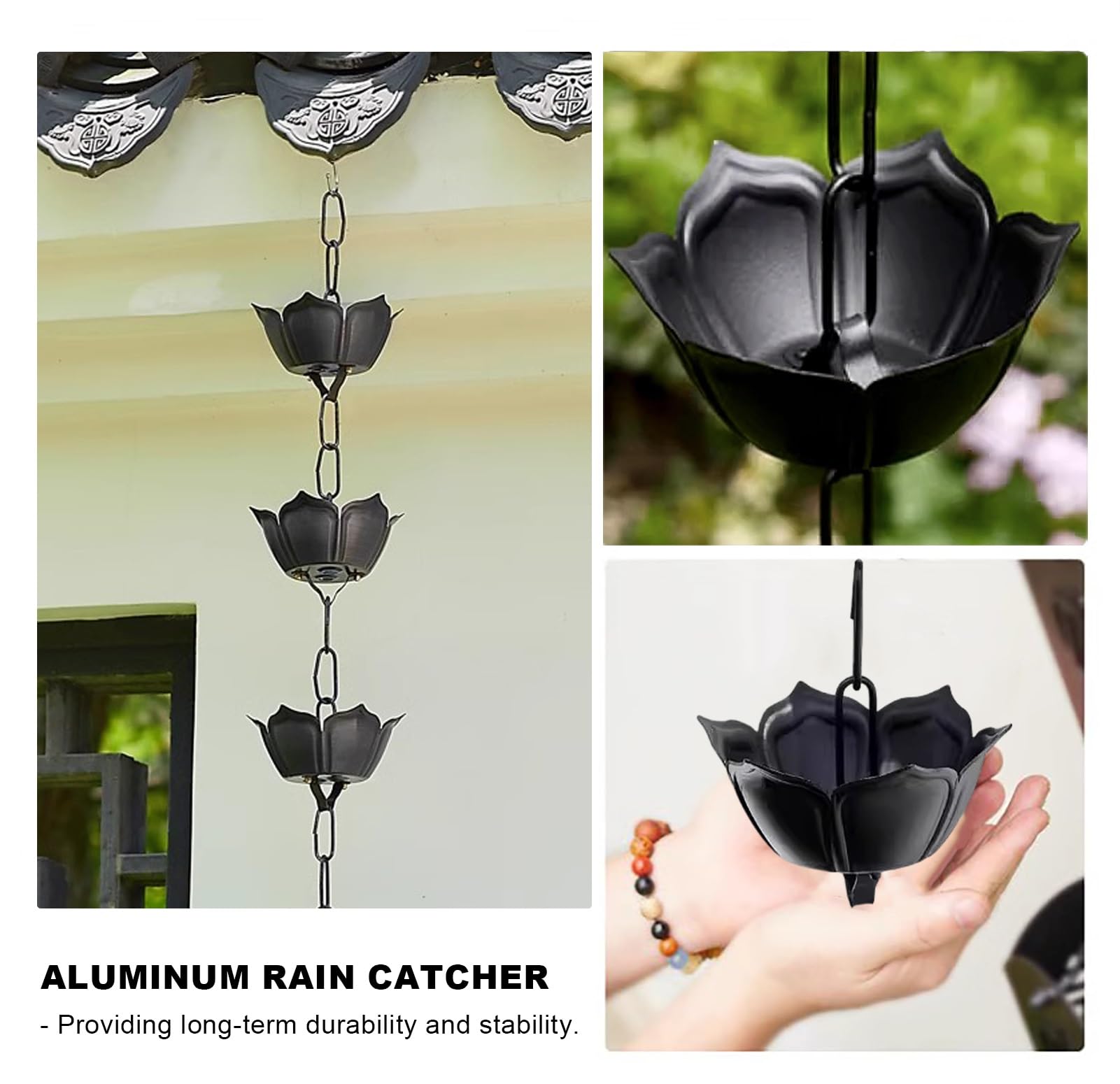 Rain Chain S, Roof Gutter Downspout/Spout Channel, Rainwater Water ...