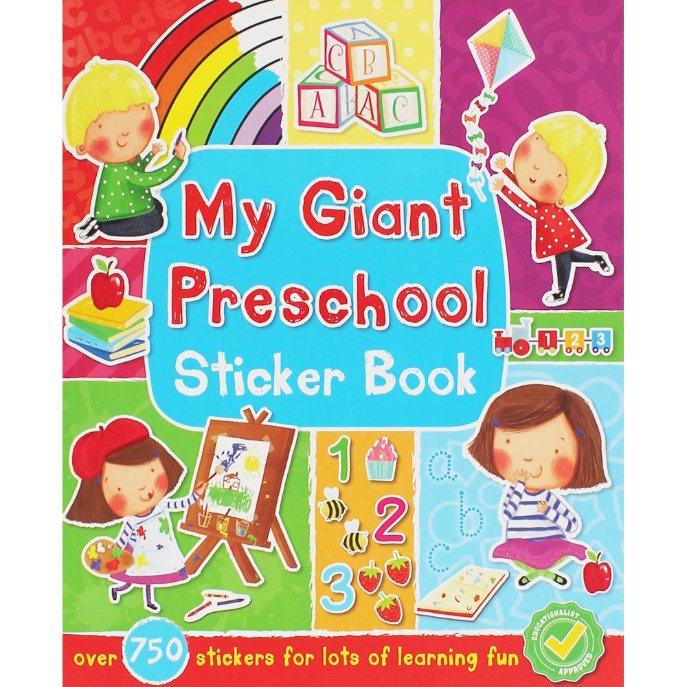 My Giant Preschool Sticker Activity Book: Amazon.co.uk: 9781785574221 ...