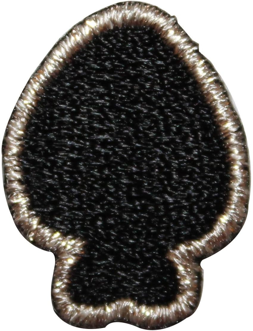 Amazon.com: ID 8591 Lot of 3 Silver Spade Suit Patch Black Card ...