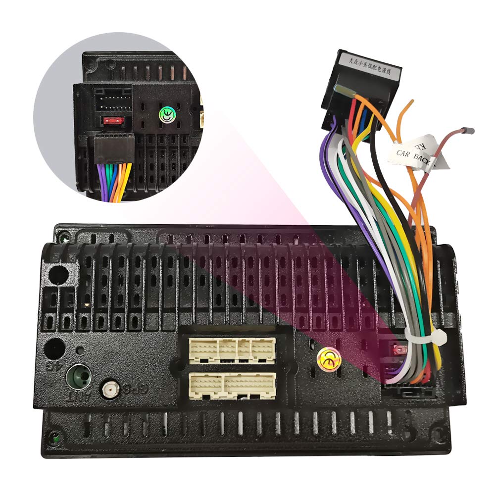 16 Pin to ISO Adapter Cable for Android Car Stereo ISO Standard Socket ...