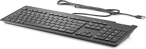 Amazon.com: HP USB Business Slim Smartcard Keyboard : Electronics