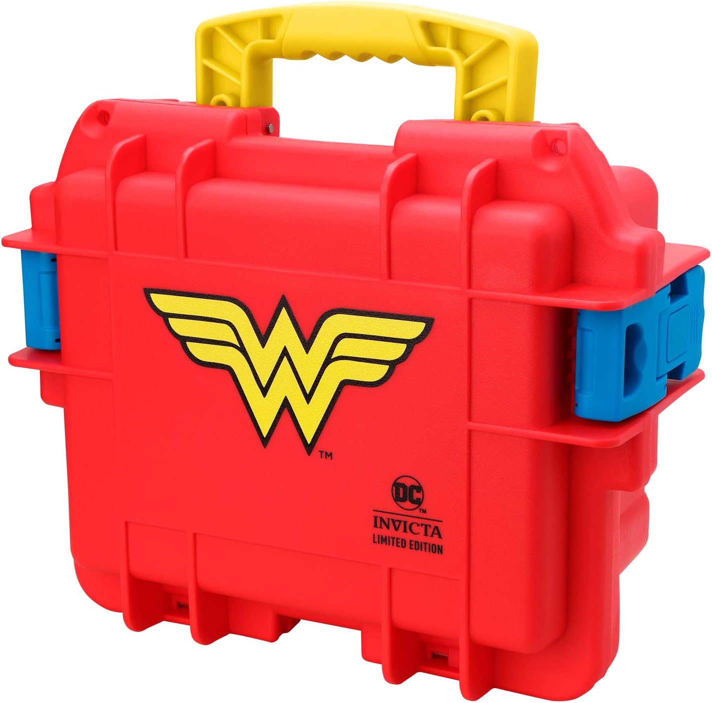 Amazon.com: Invicta Wonder Woman 3 Slot Red Impact Dive/Collector Case ...