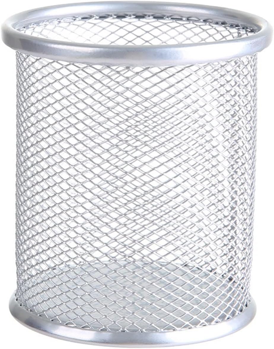 Amazon.com: Pen Holder Pen Holder Desk Metal Mesh Square Pen Holder Box ...