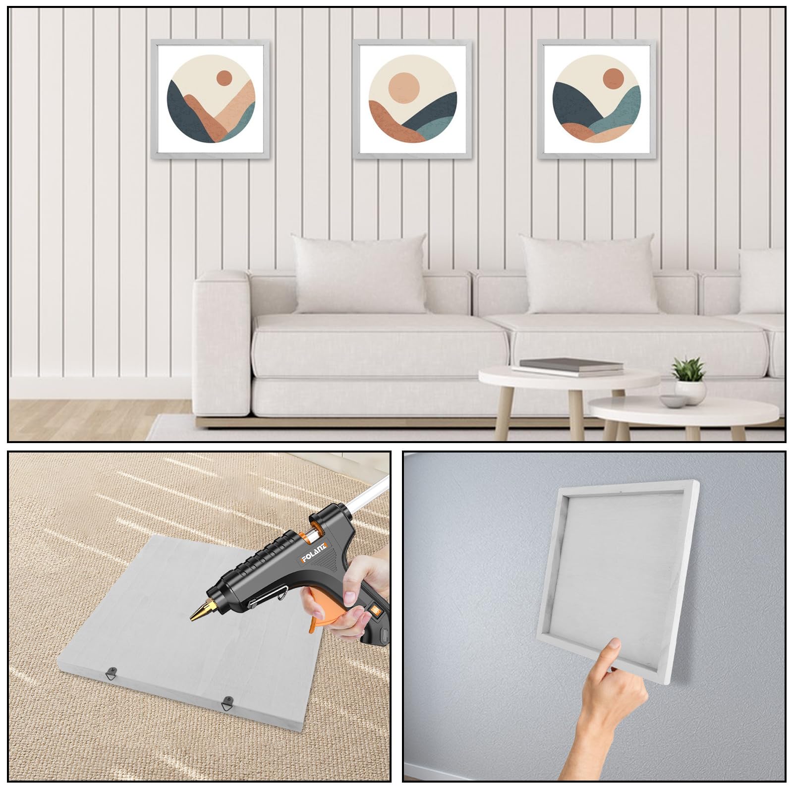 Snapklik.com : 6 Pack Wood Panels Boards For Painting, 11.8x11.8 Inch ...