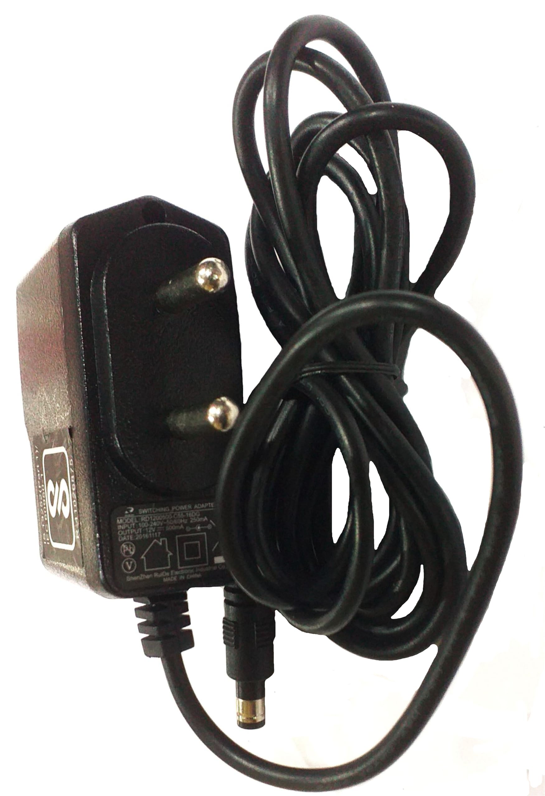 12 Volt 500 mah (0.5amp) Power Adapter Compatible for Set Top Box, Dth ...