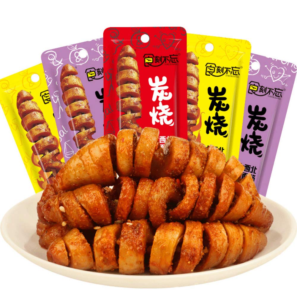 Amazon.com: Latiao Spicy roasted gluten instant snack snack vegetarian ...