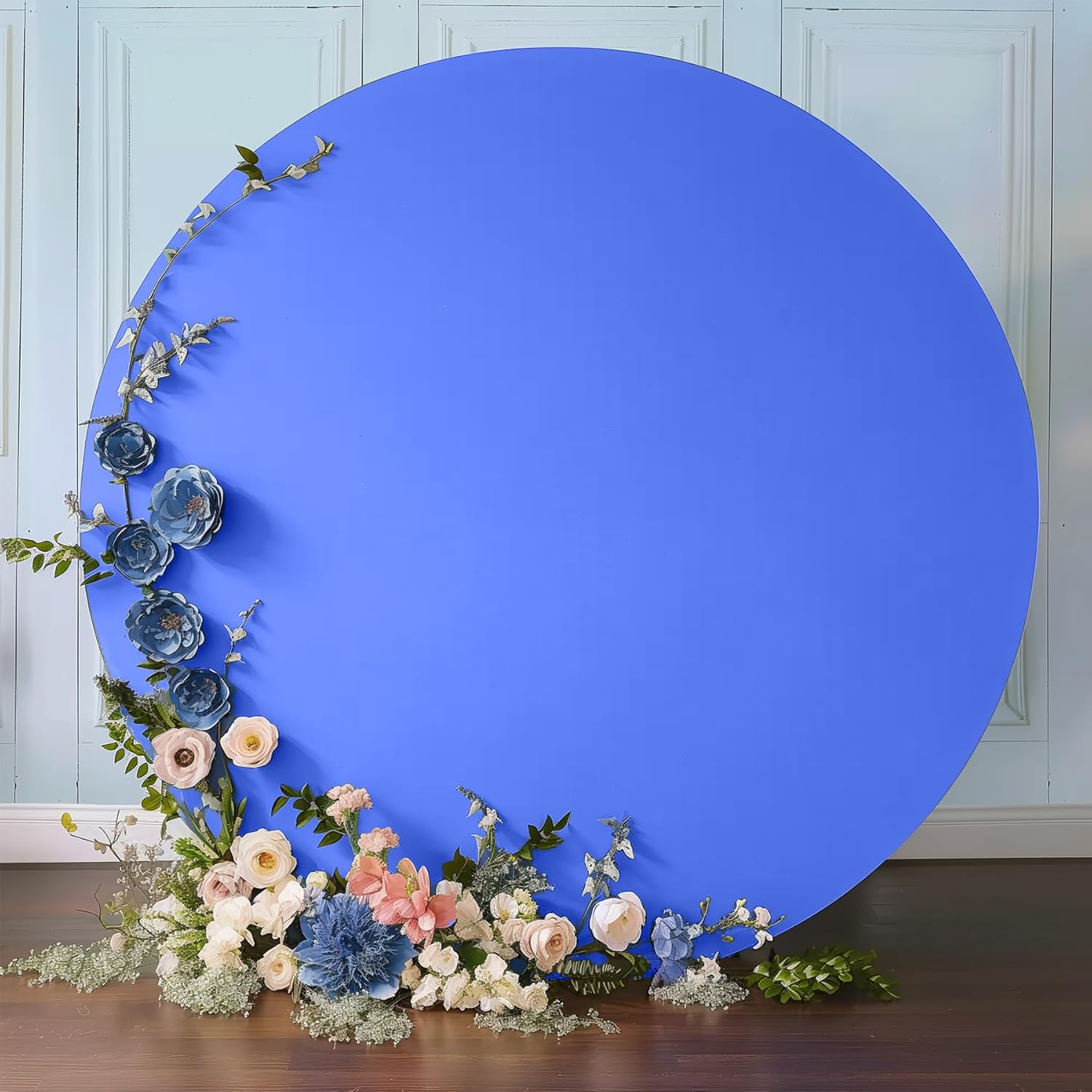 Amazon.com : 7.2FT Royal Blue Round Backdrop Cover for 5 to 7.2ft ...