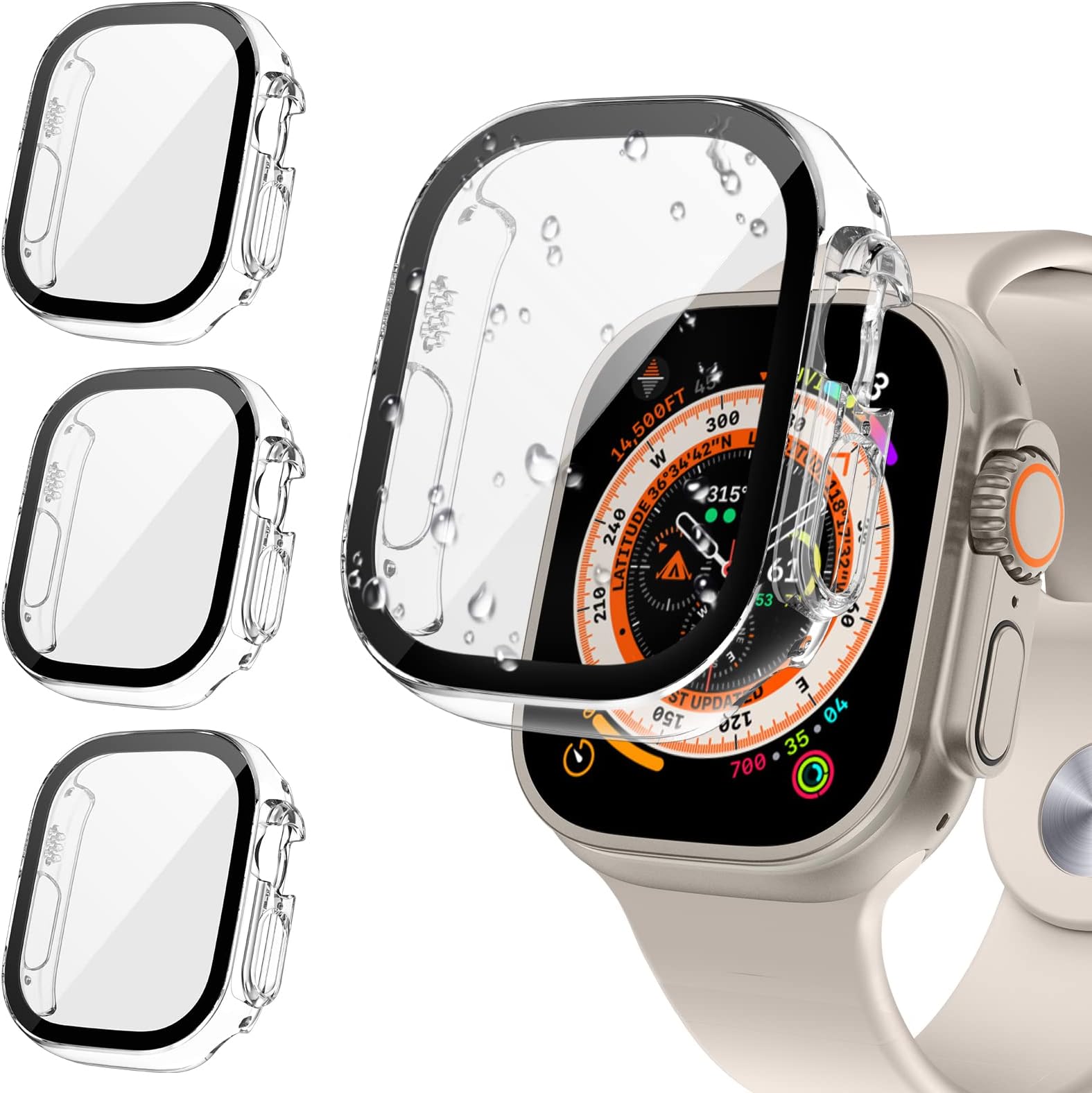 Amazon.com: Tensea [3PACK] for Apple Watch Ultra 2/Ultra Screen ...