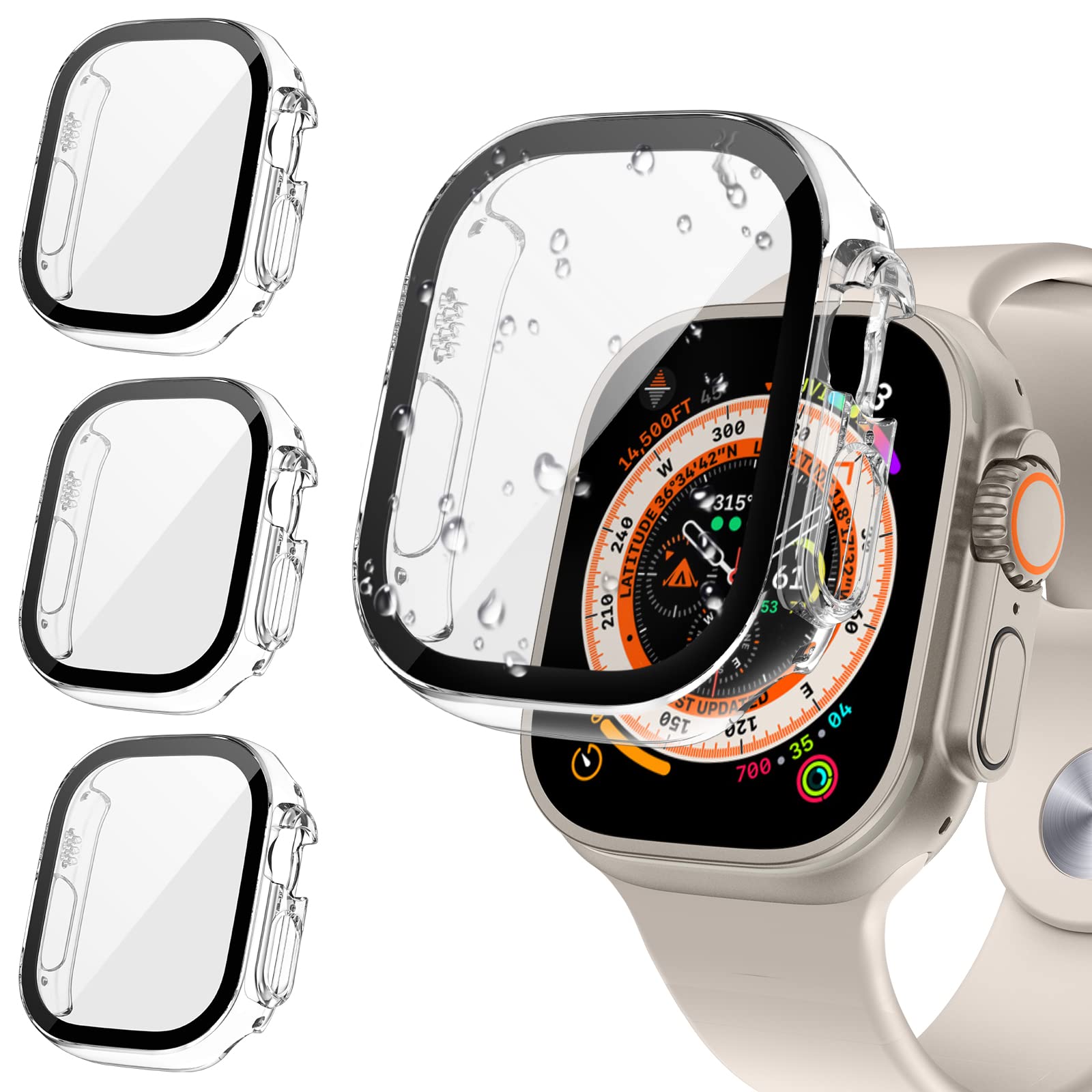 Amazon.com: Tensea [3PACK] for Apple Watch Ultra 2/Ultra Screen ...