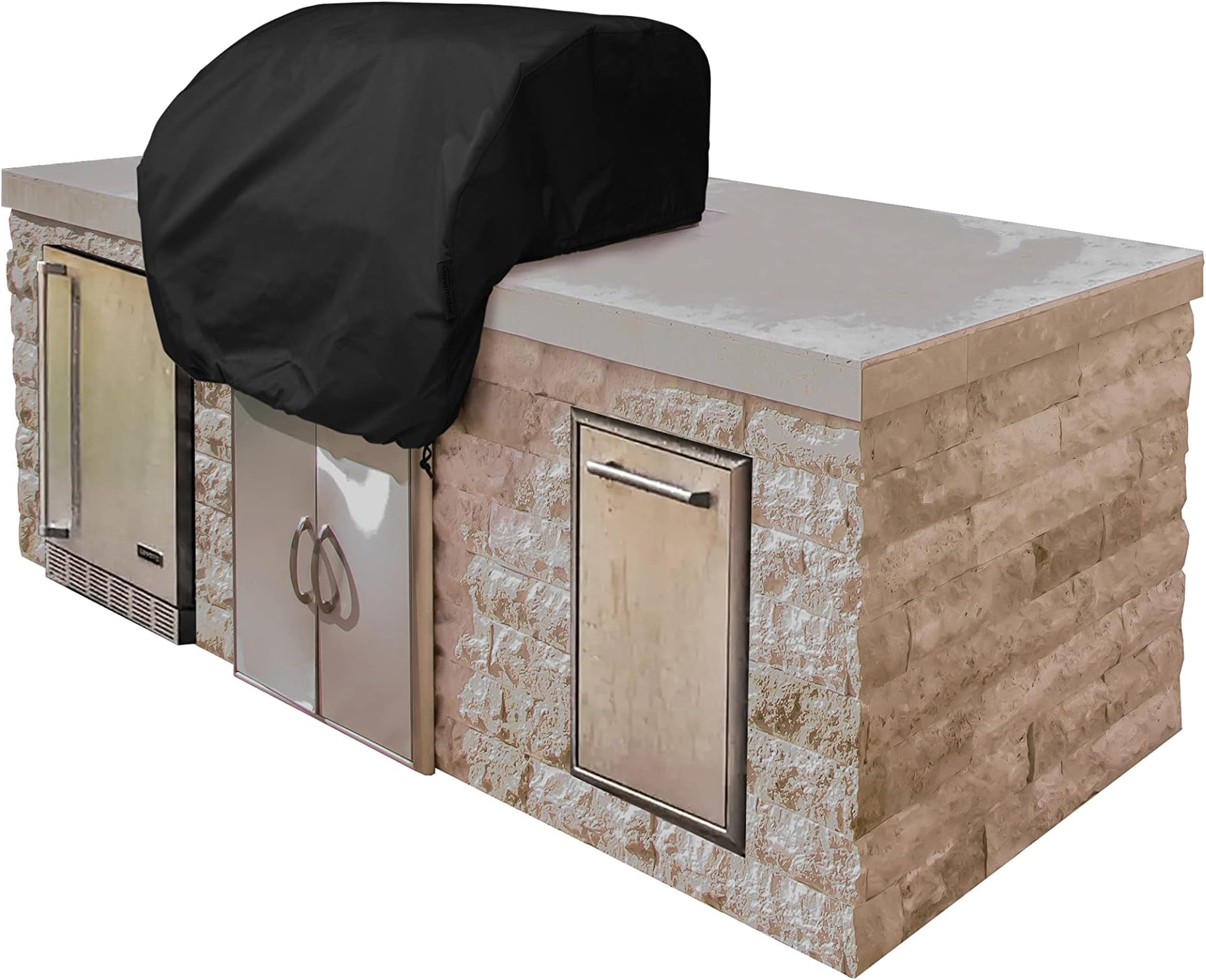 Amazon.com : Windproof Covers 42 inch Heavy Duty Premium Vinyl Grill ...