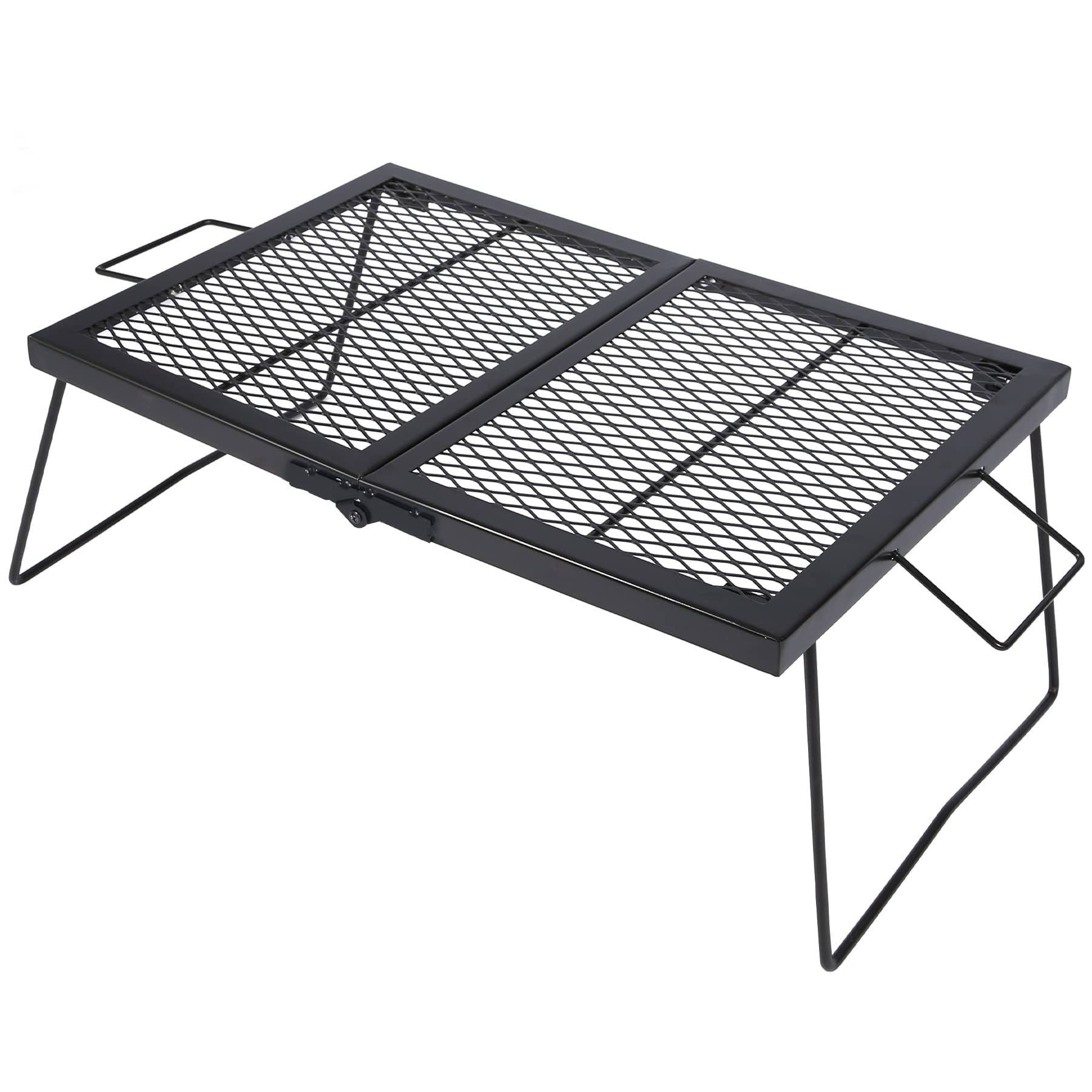 Amazon.com : CAMPMAX Folding Campfire Grill Grate, Portable Heavy Duty ...