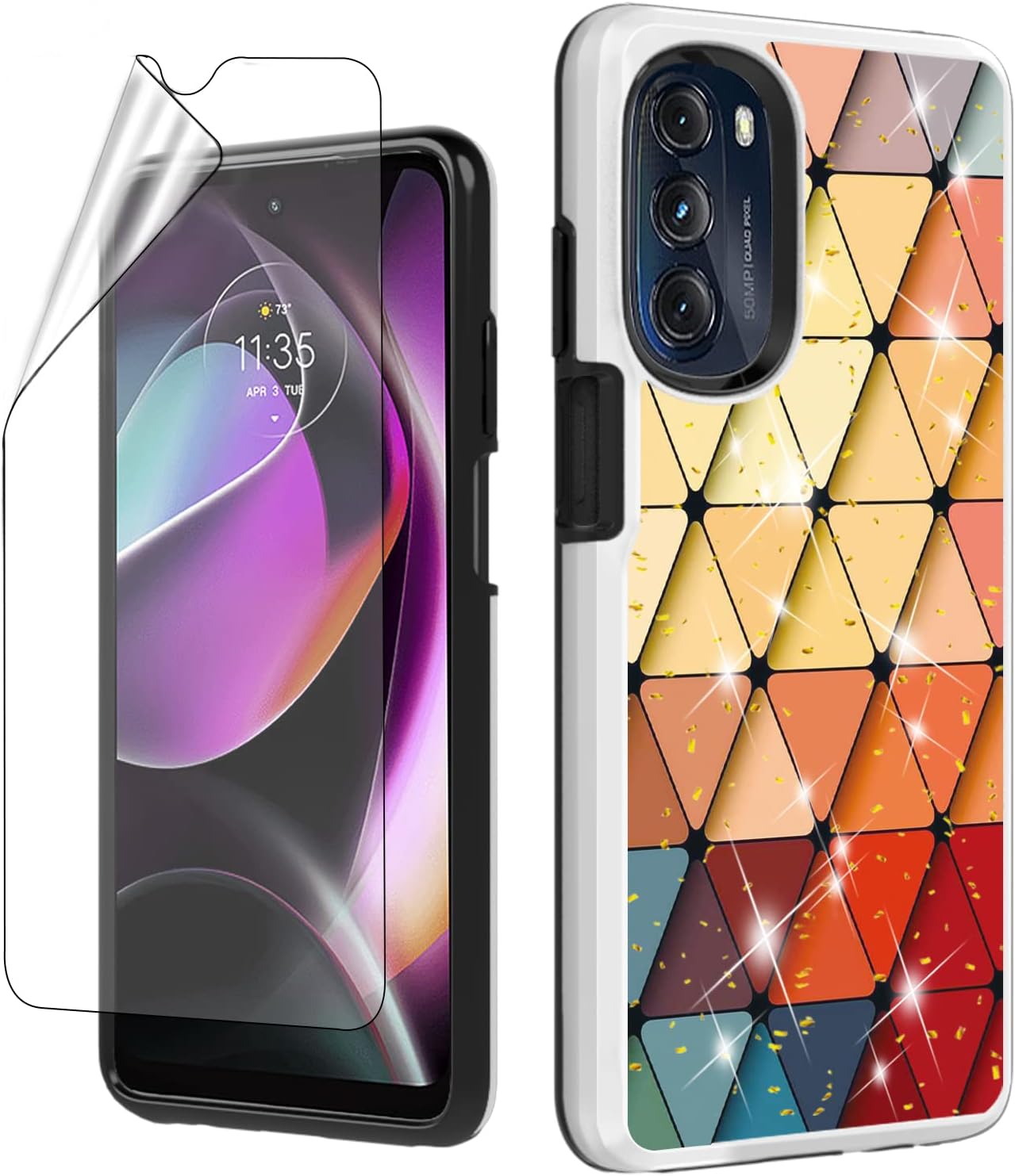 Amazon.com: Osophter for Moto G Stylus 5G 2022 Case Women Girls ...