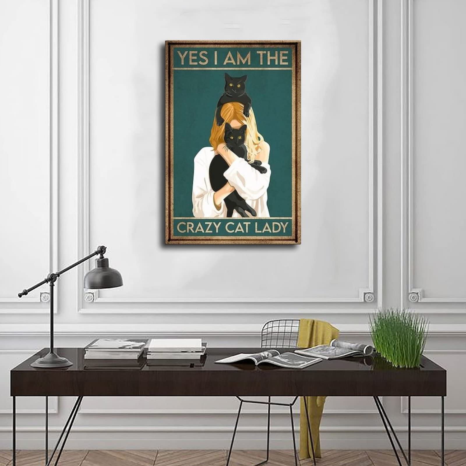 Crazy Cat Lady Paintings