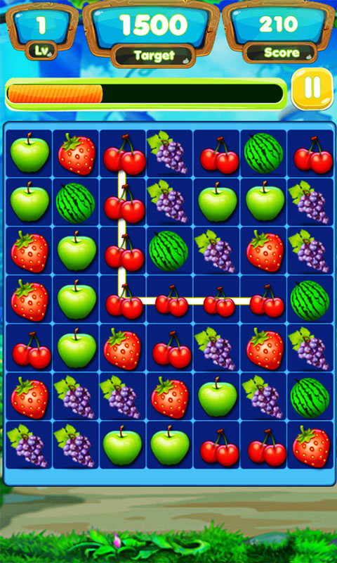 Juicy Fruit Swipe Splash - Connect Lines Puzzle Game:Amazon.com ...