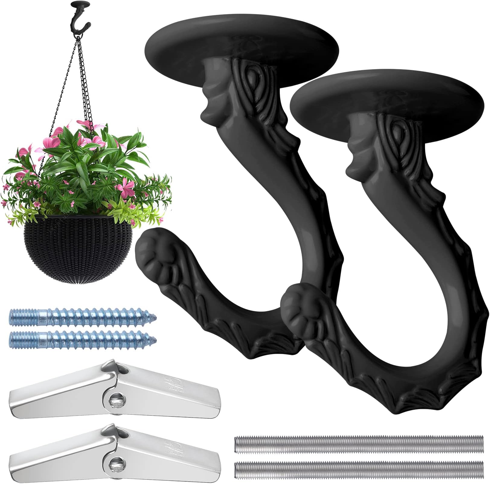 Westinghouse Lighting Corp 70454 2PK 1-1/2-Inch Swag Hook, Oil Rubbed ...