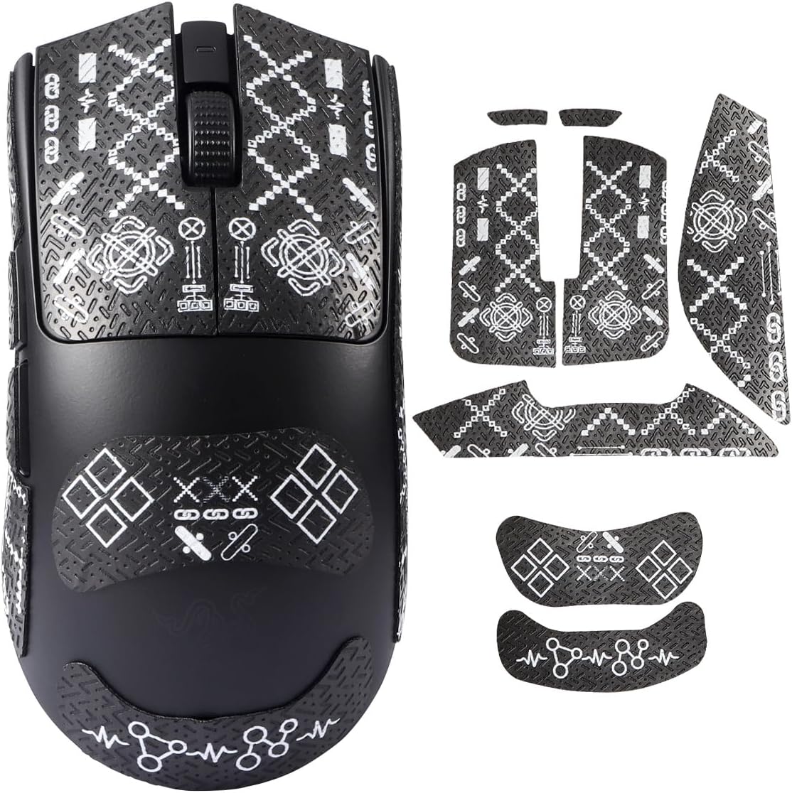 Amazon.com: immoenuc Mouse Grip Tape Stickers for Razer Viper V4 / V3 ...