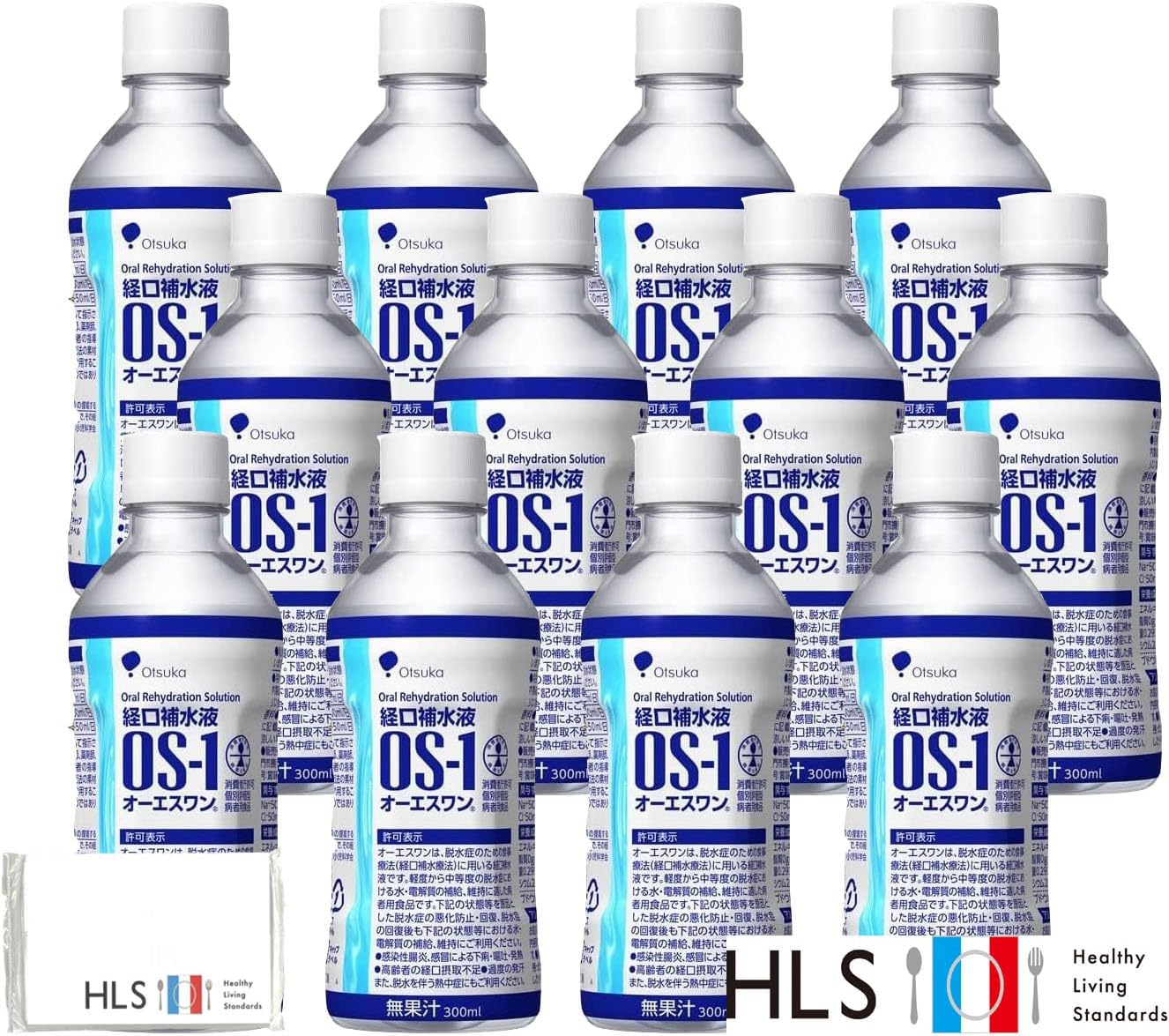 Amazon.co.jp: 【HLS】 大塚製薬工場 経口補水液 OS-1 オーエスワン 300ml × 12本セット HLSオリジナル ...