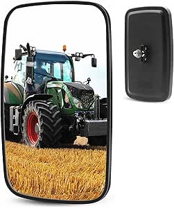Forklift Rearview Mirror Square HD Wide-Angle Tractor Mirror Convex ...