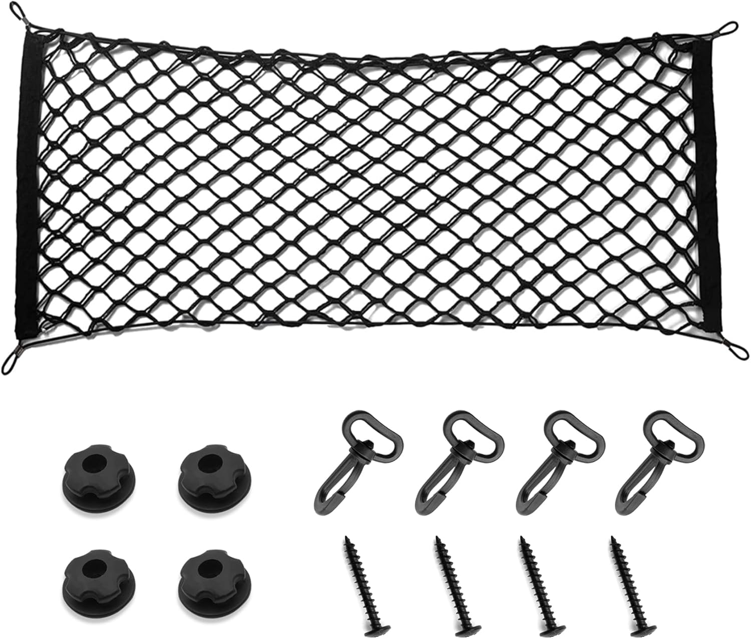 Amazon.com: Ladnum Car Trunk Storage Net, Adjustable Stretch Storage ...