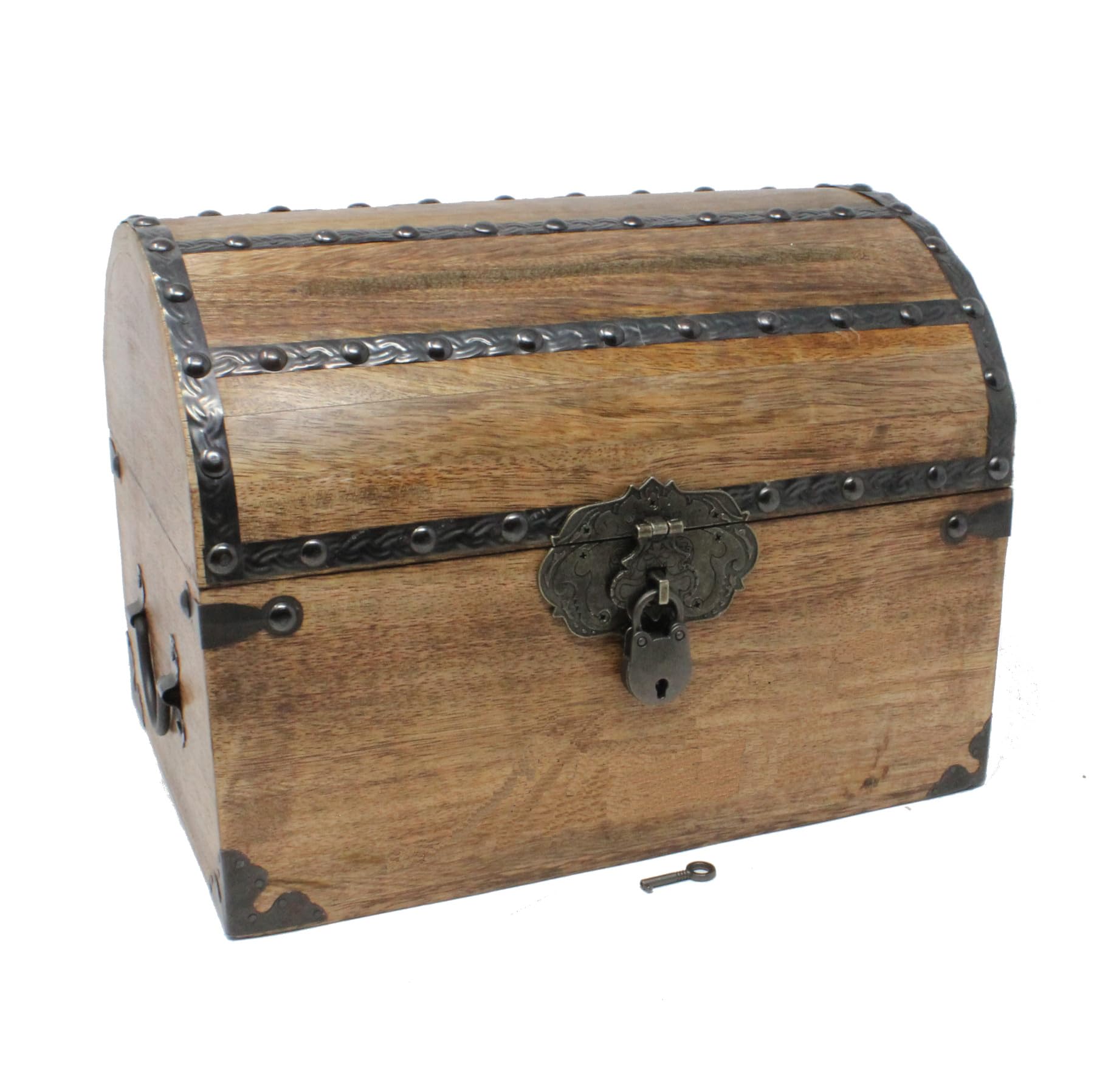 Amazon.com: Nautical Cove Wood Treasure Chest with Card Slot and ...
