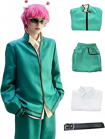 Amazon.com: WGGHOQ The Saiki K Cosplay Costume, Adult The Disastrous ...