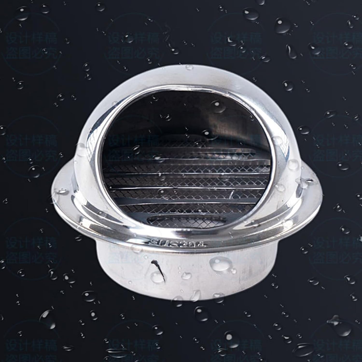 Amazon.co.jp: 304 Stainless Steel Waterproof Chimney Cowl, Round Wall ...