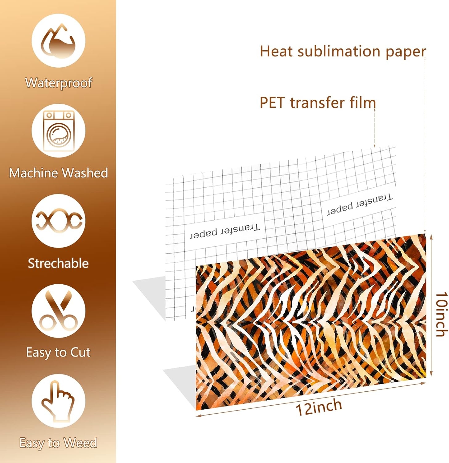 Infusible Ink Transfer Sheet Leopard Zebra Giraffe Cow Print Ink ...