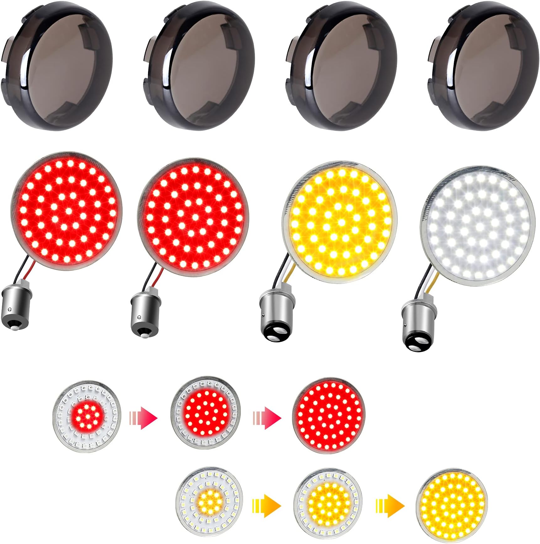 Amazon.com: Eagle Lights LED Generation II Turn Signals with White ...