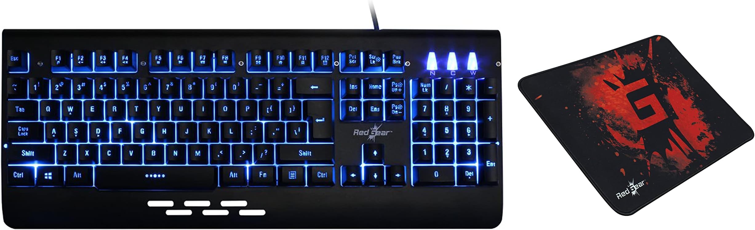 Amazon.in: Buy Redgear Blaze Semi-Mechanical Wired Gaming Keyboard with ...