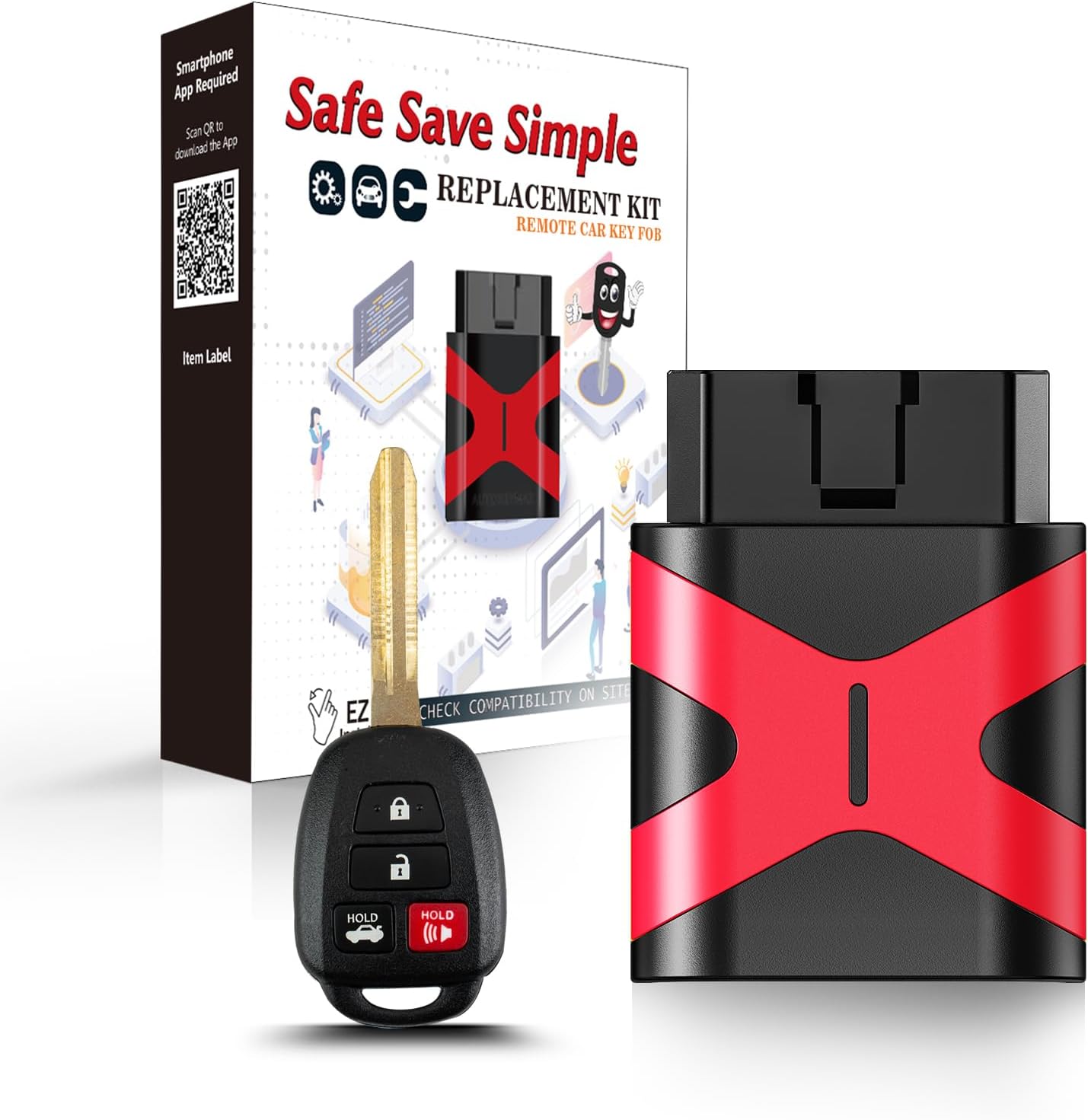 Amazon.com: Auto Key Max DIY Programmer Tool ，Programmable Keyfob ...