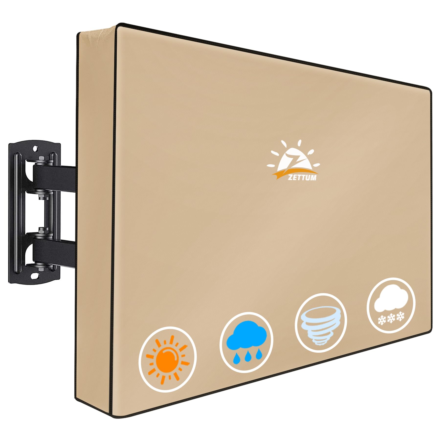 Outdoor TV Cover 48 Inch - 600D TV Cover Waterproof Weatherproof for 46 ...