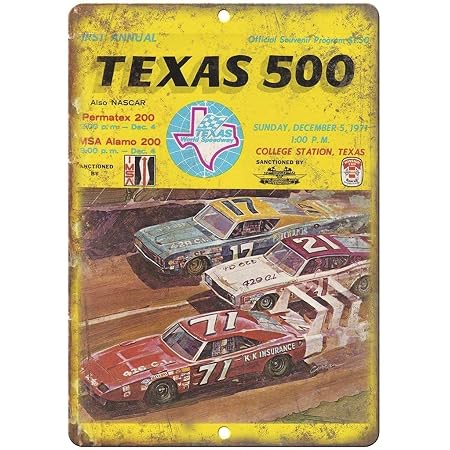 Amazon.com : NASCAR Bristol Raceway Busch Tin Signs Metal Poster ...