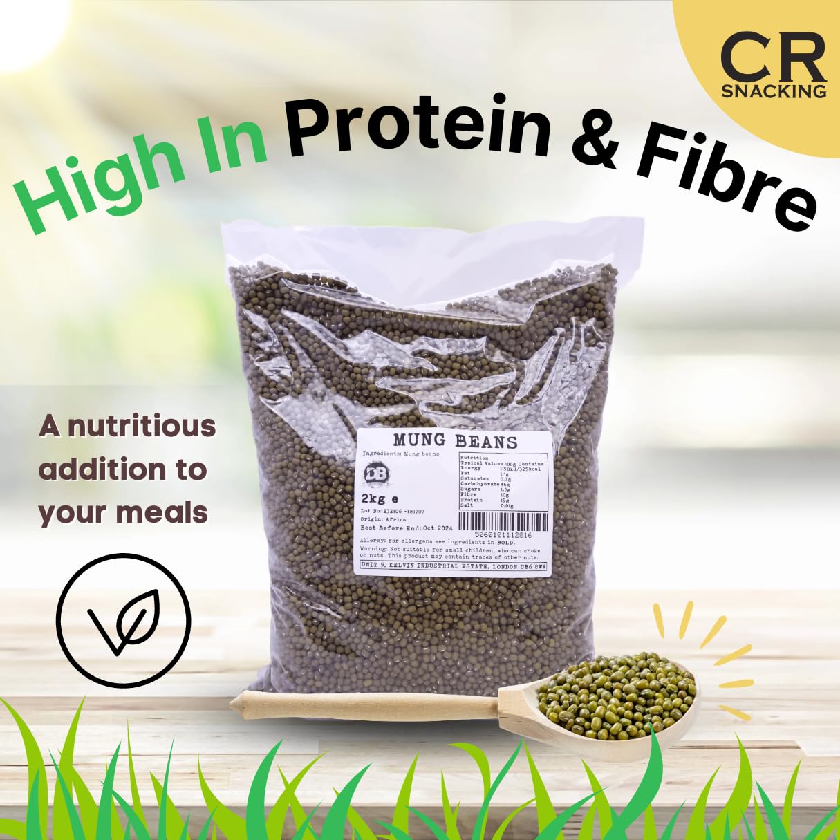 Mung Beans Protein Premium Quality Mung Beans (Green Beans) 1.25KG