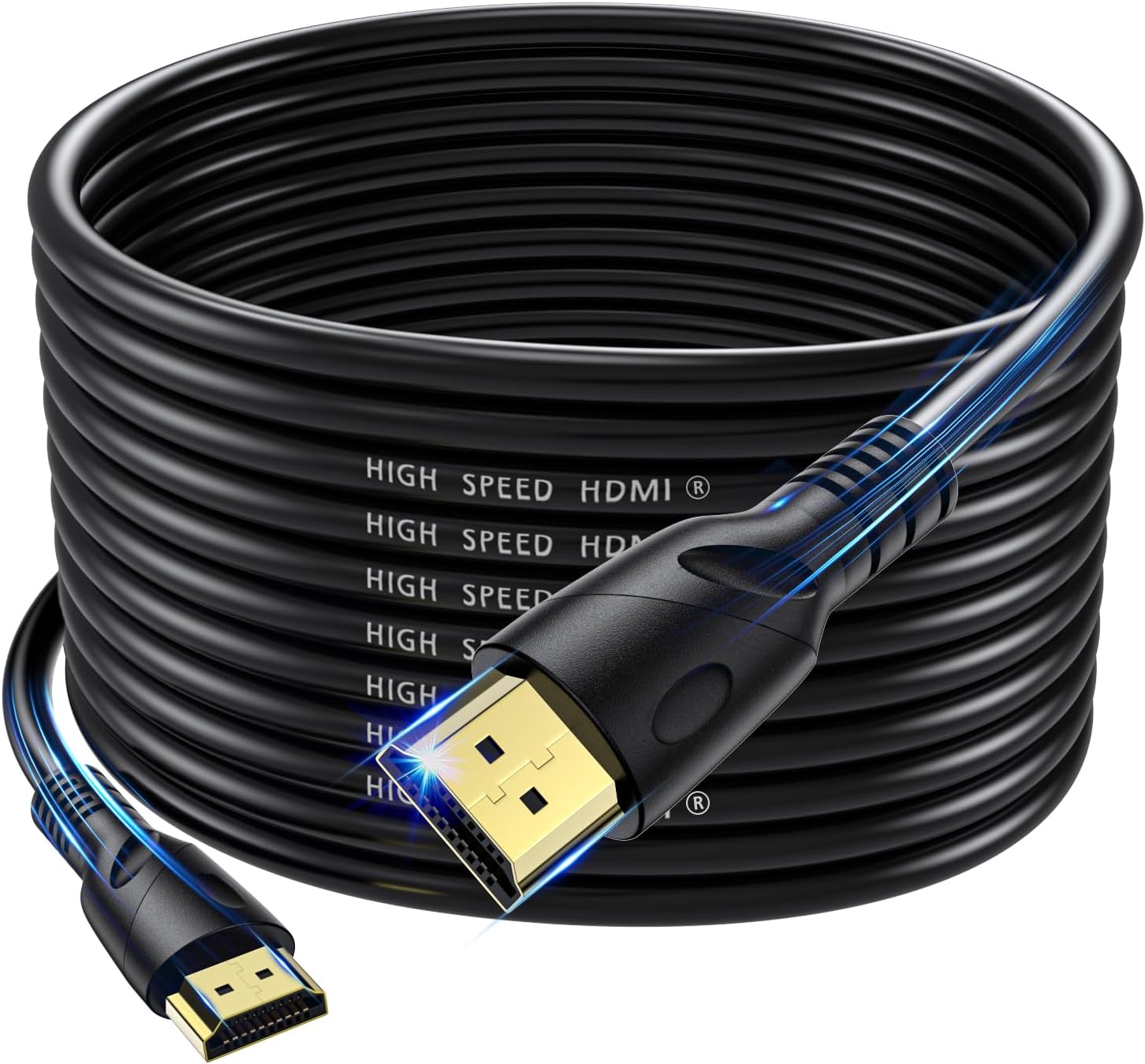 Amazon.com: Postta HDMI Cable(50 Feet Blue) HDMI 2.0V Support 4K 2160P ...