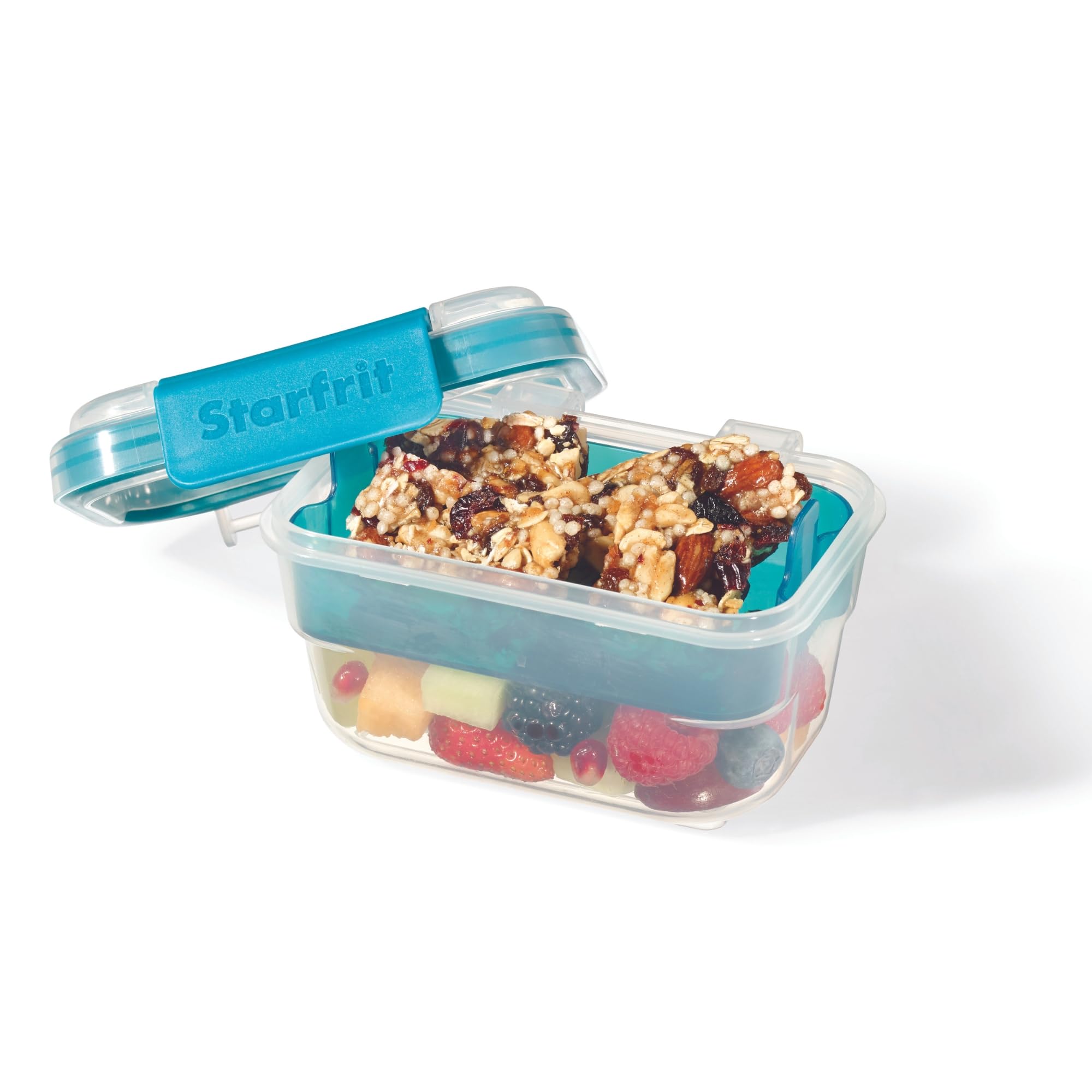 Starfrit Easy Lunch Rectangular 2-Tier Snack Container - Removable Tray ...