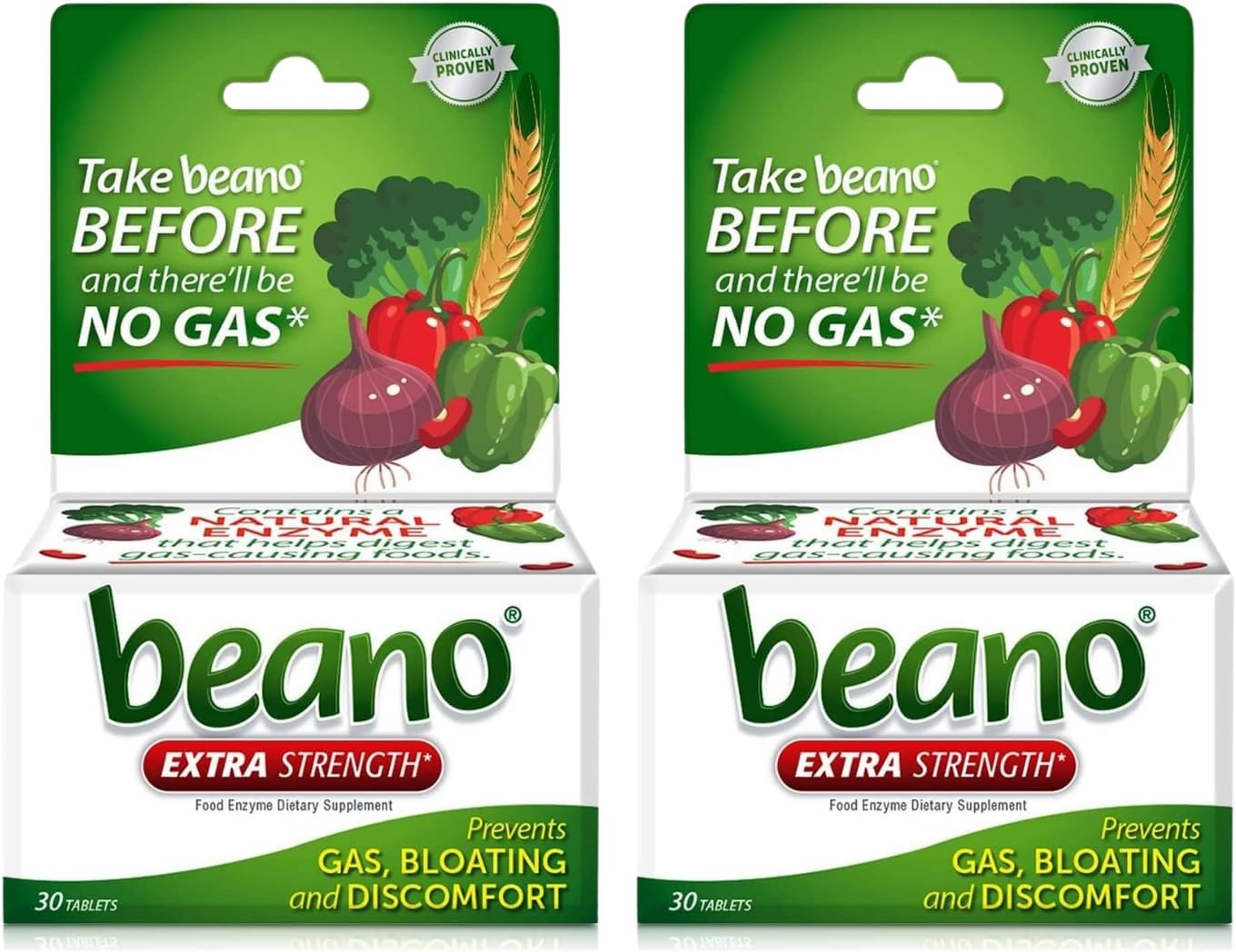 Amazon.com: Beano Extra Strength, Gas Prevention & Digestive Enzyme ...