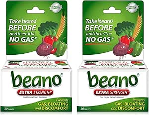 Amazon.com: Beano Extra Strength, Gas Prevention & Digestive Enzyme ...