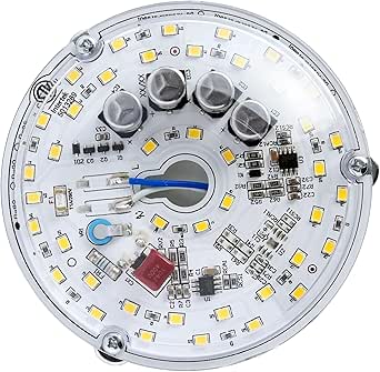 HAOLEDI 4 inch LED Ceiling Fan Light Retrofit Kit, Ceiling Light ...