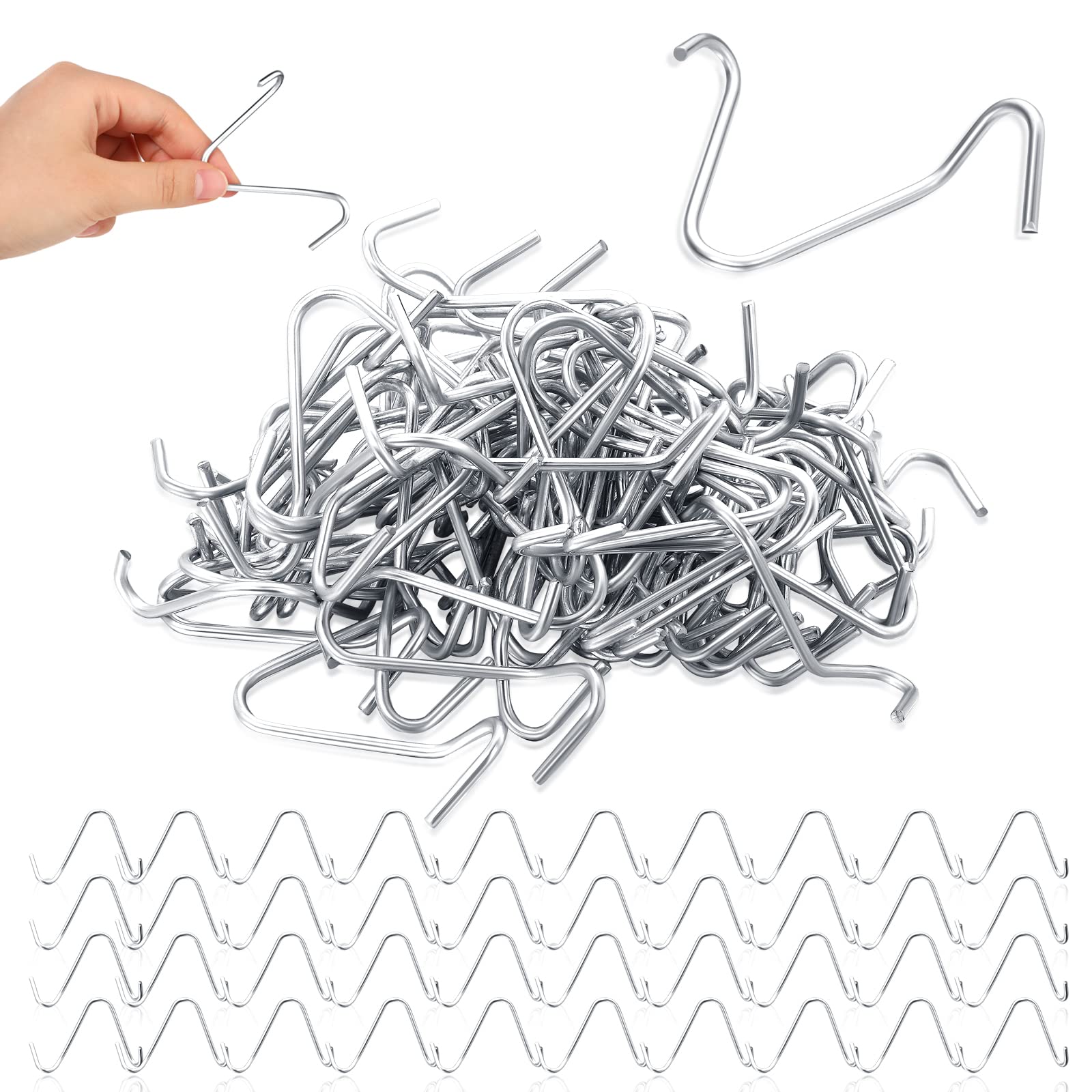 Amazon.com: Tatuo 1000 Pcs T Post Clips Bulk Galvanized Steel Fence ...