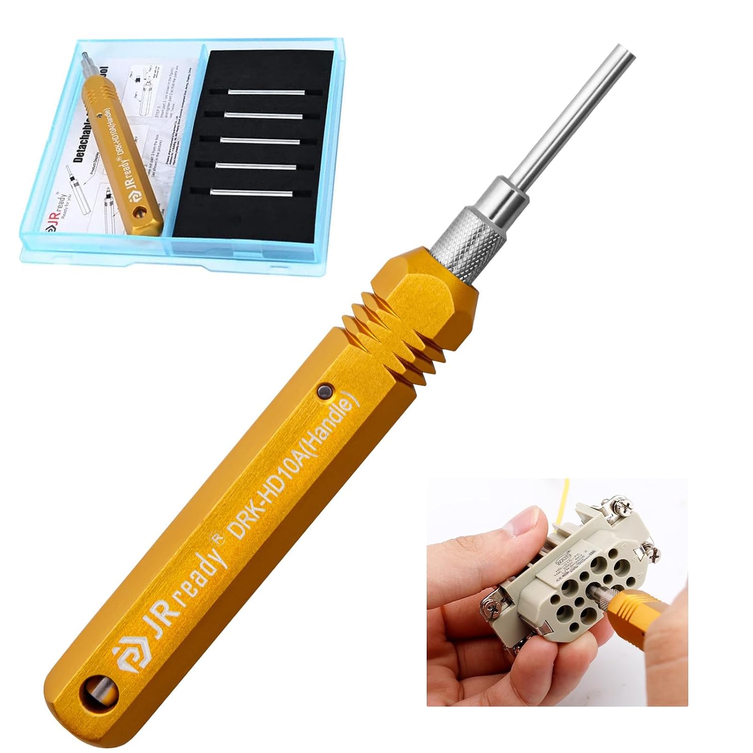 JRready DRK-HD10A HARTING Connector Pin Removal Tool KIT Contacts ...