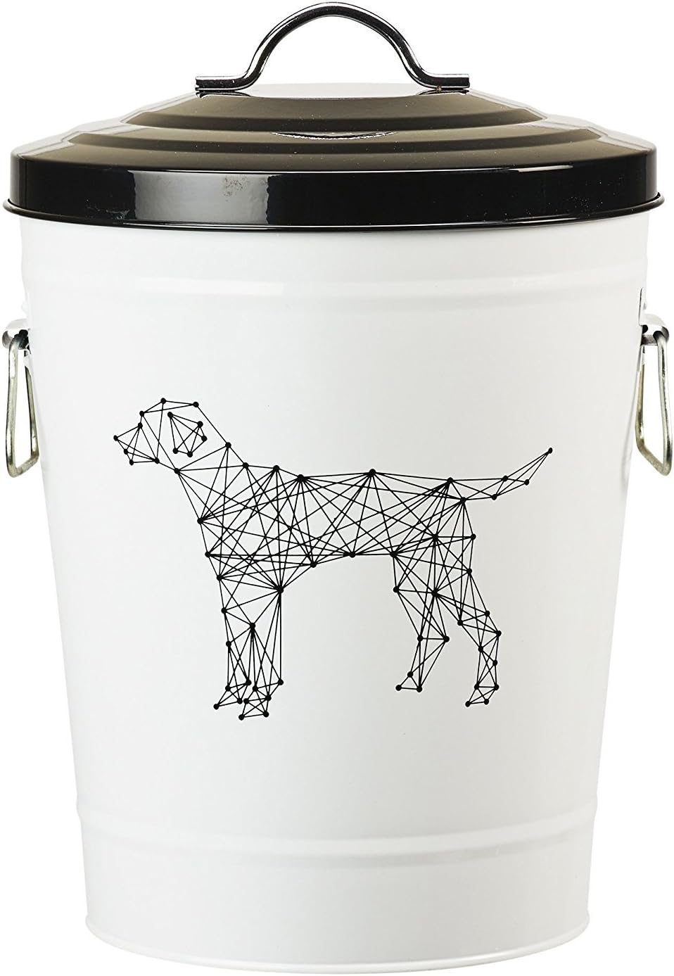 Amazon.com: Amici Home Puppy Paws Embossed Pet Food Canister, Pet ...